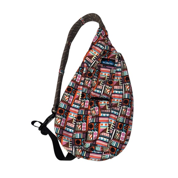 Kavu | Bags | Kavu Rope Sling Canvas Bag Geometry Design Excellent ...